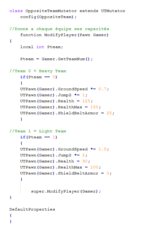 Unreal Archive / Unreal Tournament 3 (UT3) / Mutators / Opposite Team